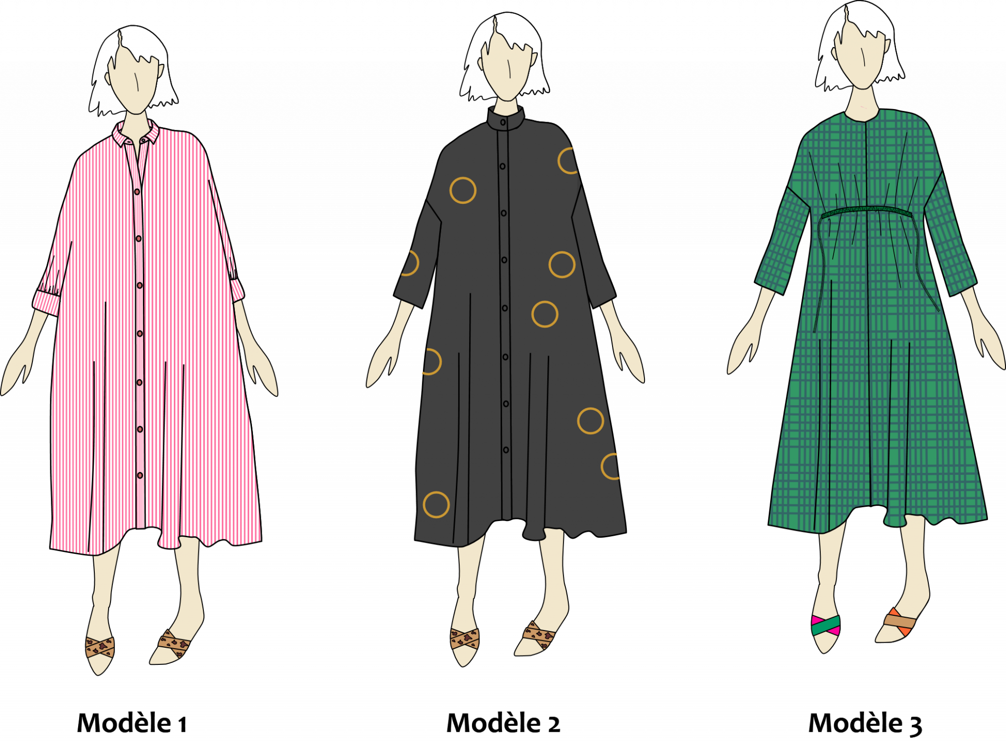 Robe Dune - DressYourBody - Patron de couture femme